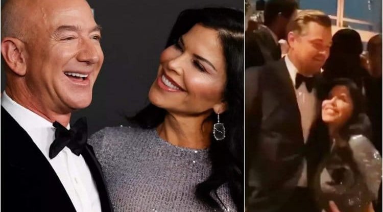 Jeff Bezos' girlfriend flirting with Leo DiCaprio is a hit! - TV ... Jeff Bezos' girlfriend flirting with Leo DiCaprio is a hit! - TV ...